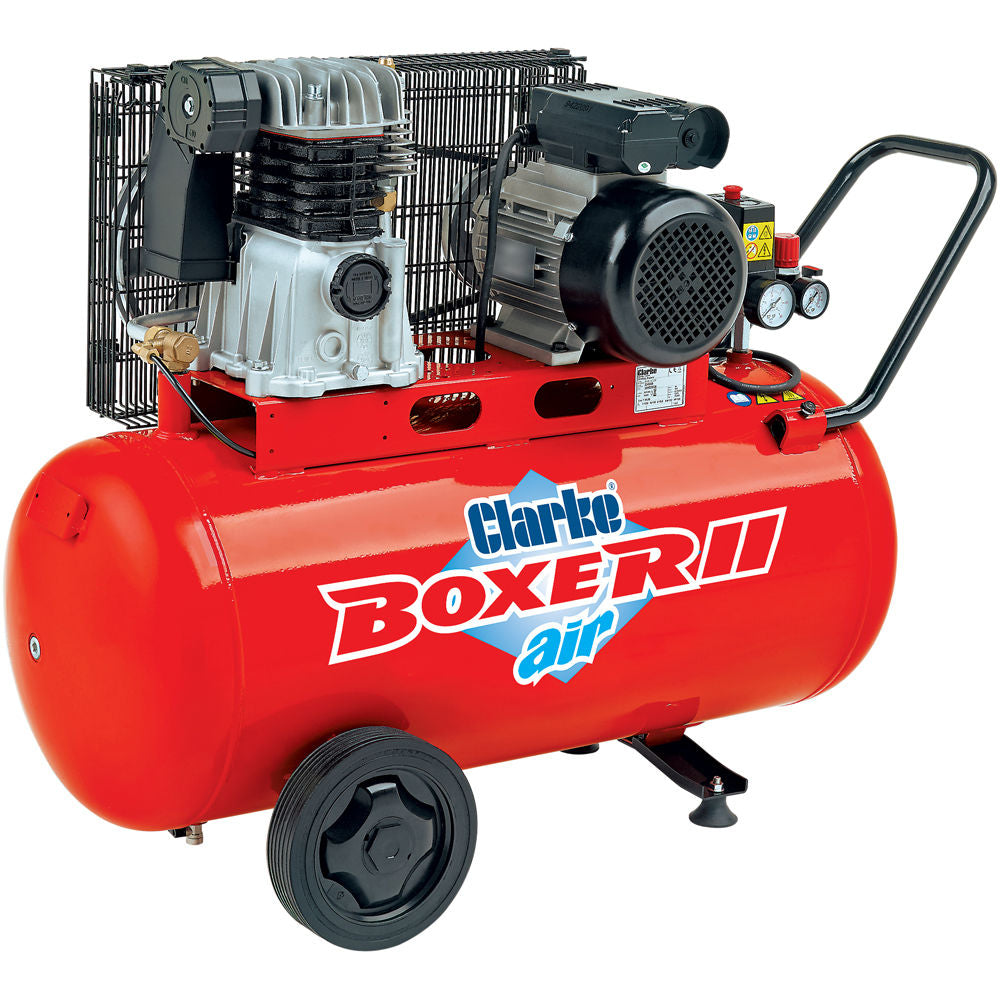 Clarke Boxer 2 14/100P O/L 14 CFM 100 Litre 3HP Belt Driven Air Compre