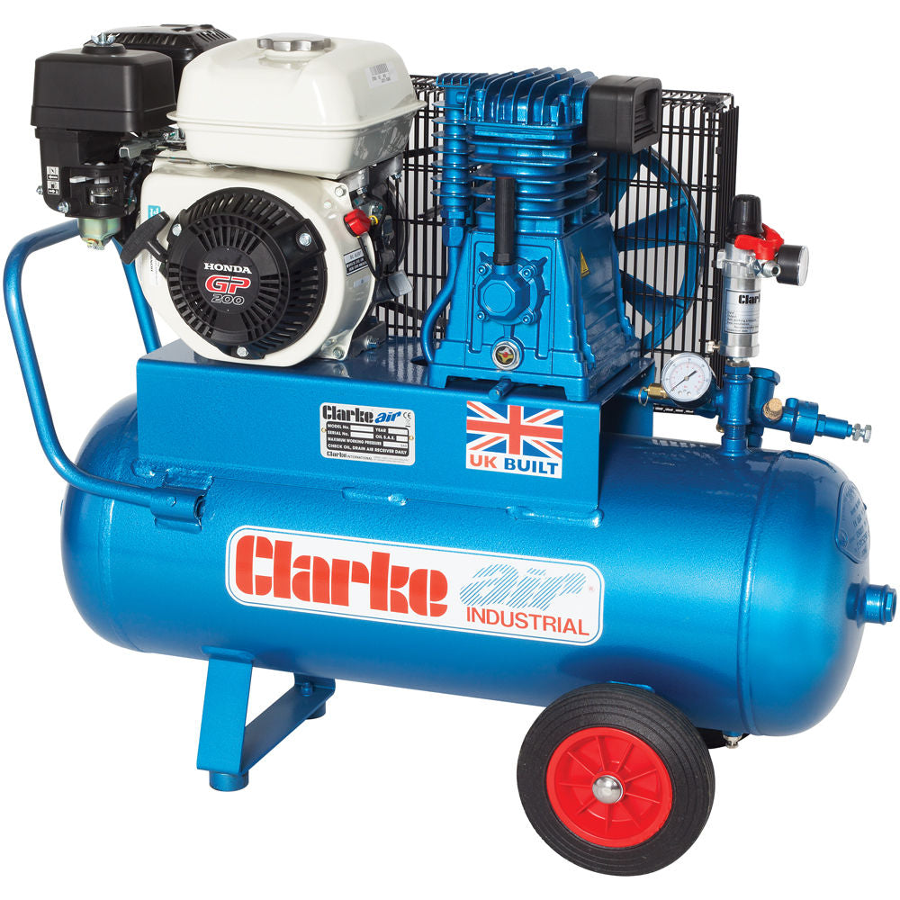 Clarke XPP15/50 15 CFM 50 Litre 6.5 HP Portable Petrol Air Compressor